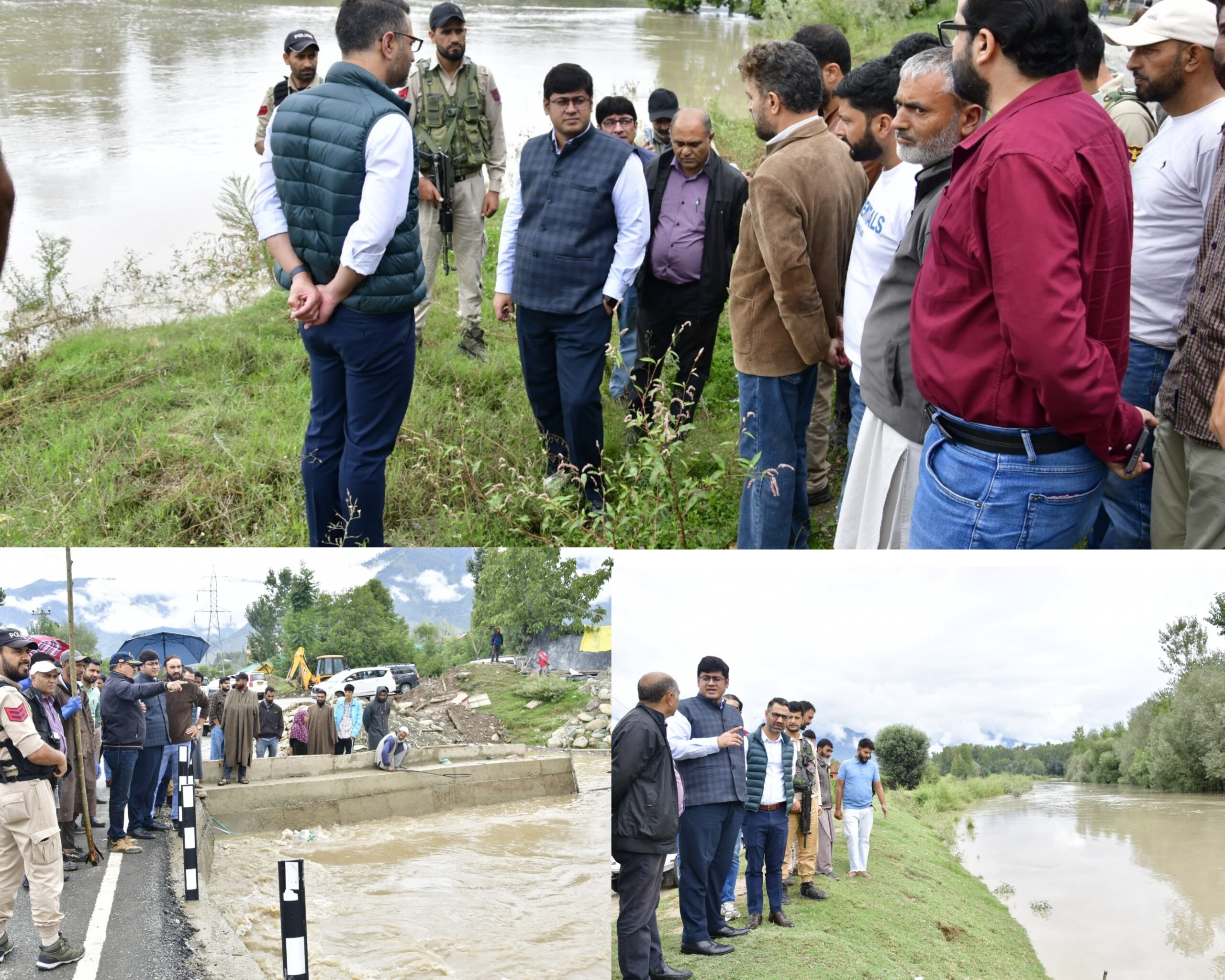 Inclement Weather: DC Ganderbal visits low-lying areas along Sindh ...