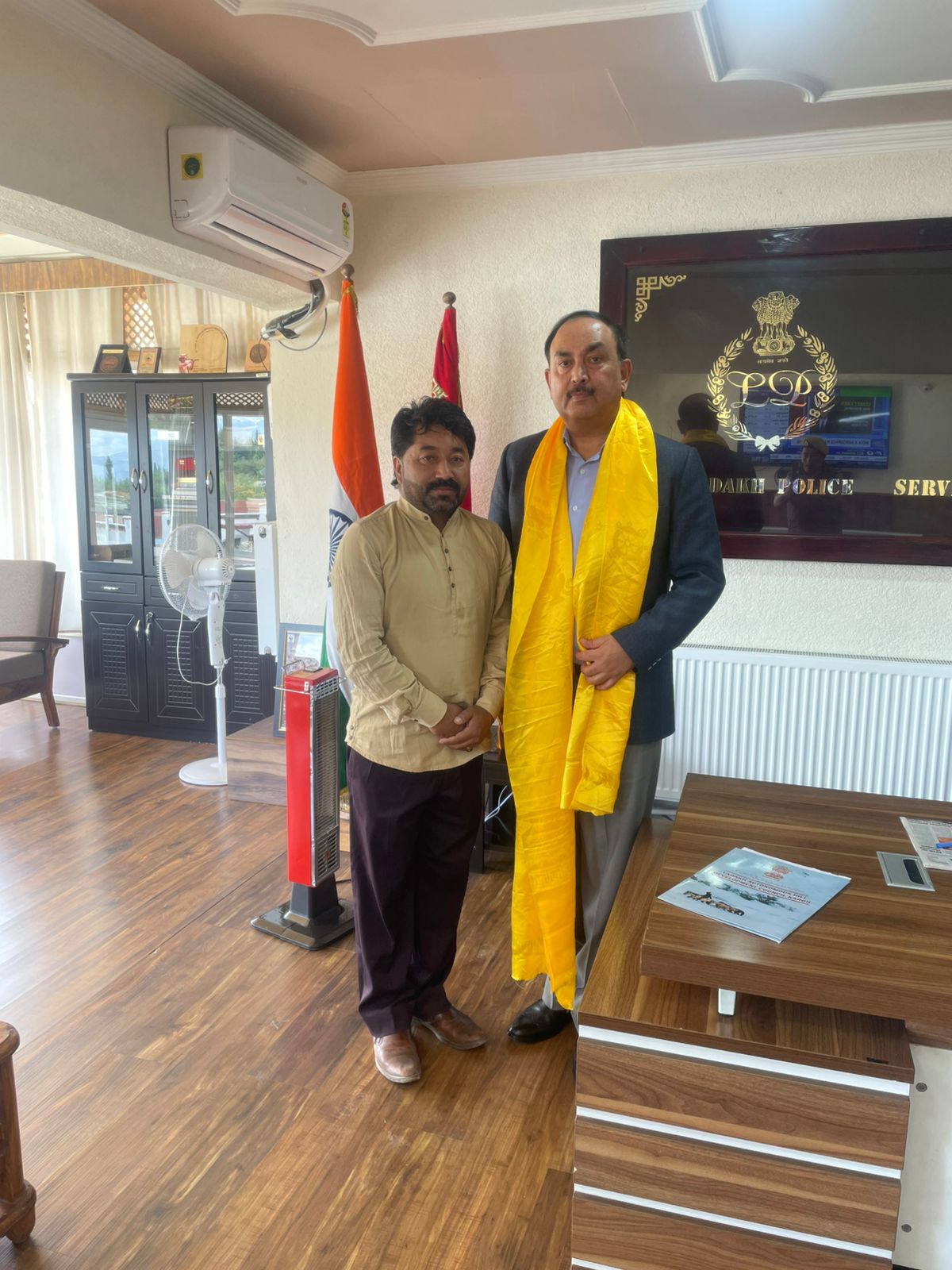 Syed Abbas Razvi Meets ADGP Ladakh | Kashmir Despatch