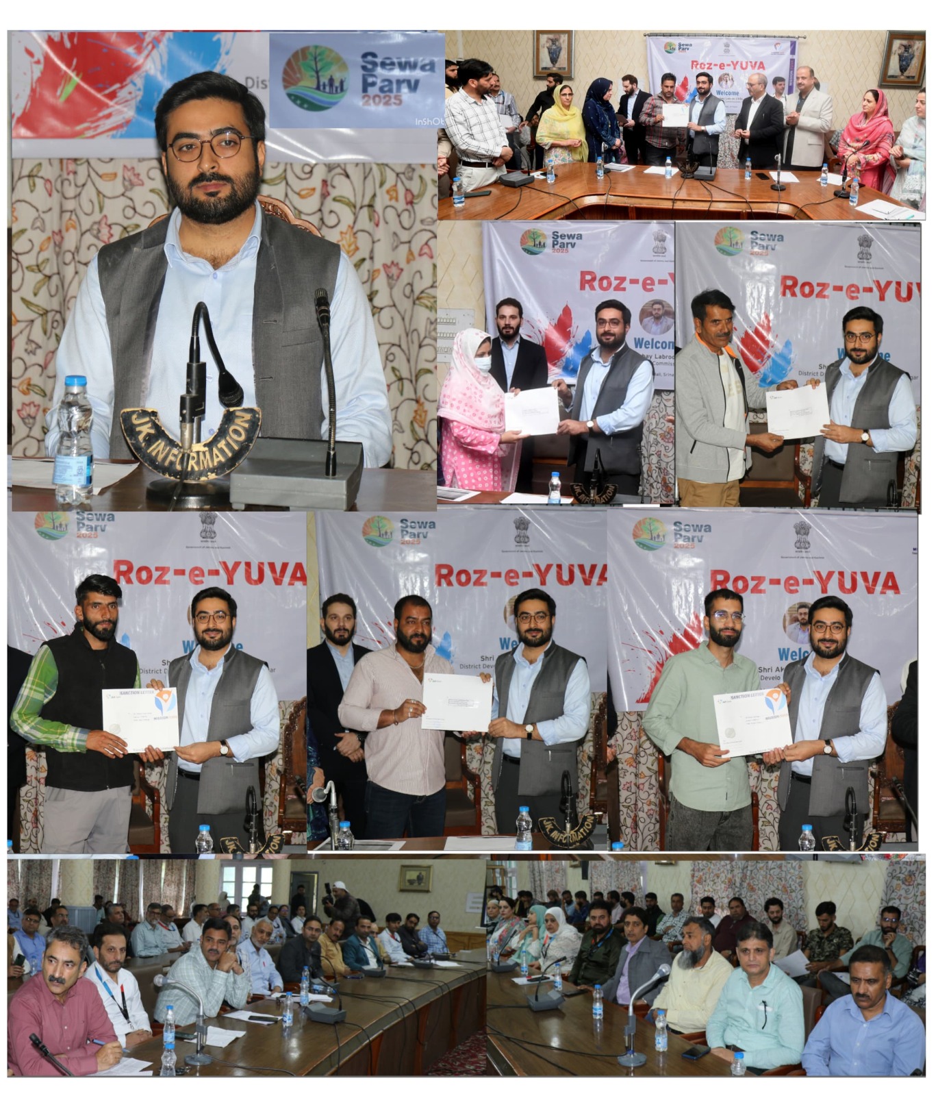 Sewa Parv 2025: DC Srinagar hands-over sanction letters to aspiring ...