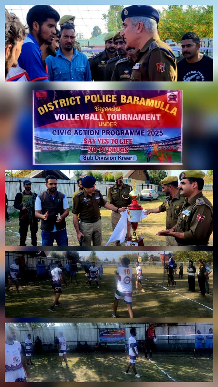 SDPO Kreeri Inaugurates Volleyball Tournament under Civic Action ...