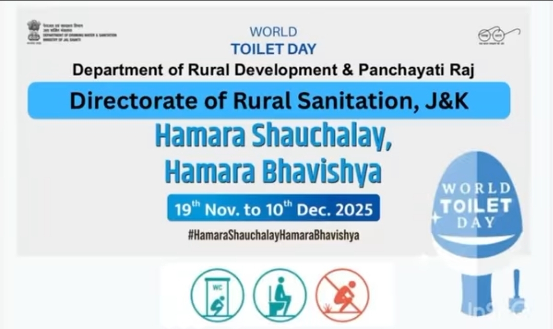 World Toilet Day: DG Rural Sanitation Launches UT- Wide Sanitation ...